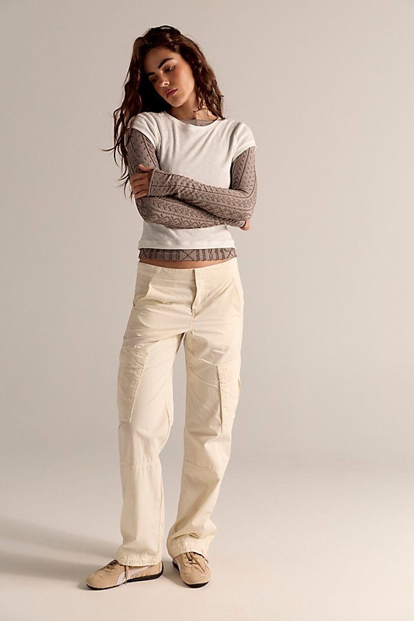 FREE PEOPLE Ribbed Baby Tee with Cap Sleeves